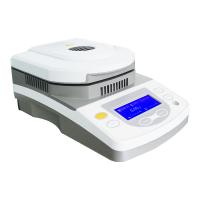 China Halogen Food Moisture Analyzer 50g Capacity 1mg Readability with RS232 Interface for sale