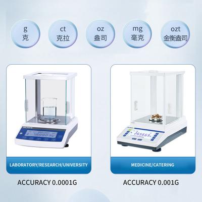 China Balança analítica de aço inoxidável de alta precisão 0,001 g para balança de laboratório à venda
