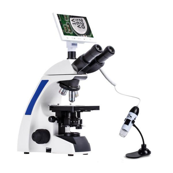 Quality TV Head Built-in 0.3X Reducing Mirror Binocular Microscope for School Lab for sale