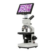 China Digital Monocular Microscope 40X-1000X Zoom with 7 Inch IPS Screen and LED Light Source for sale