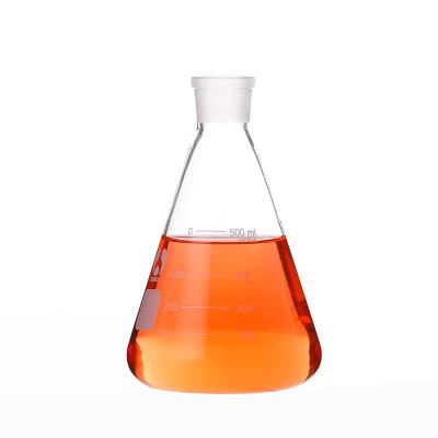 China Beaker Classificatie Helder borosilicaatglas Koniek met uitlaat OEM/ODM Acceptabel Te koop