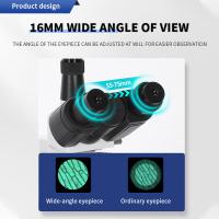 China Single and Double Electronic Eyepiece Microscope 40-1600X HD for Surgical Students for sale