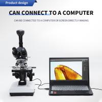 China Single and Double Electronic Eyepiece Microscope 40-1600X HD for Surgical Students for sale