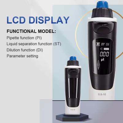 China 0.1-100ml Electronic Pipette Controller Laboratory Electronic Pipette Machine For Serological Pipette for sale