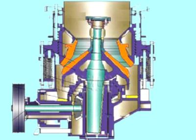 Cina frantoio per pietre cs240B della miniera della macchina ISO9001 del frantoio del calcare 49.5t in vendita
