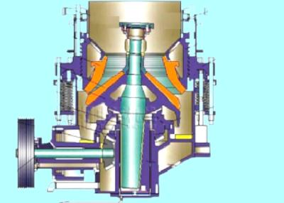 Cina alimentazione CS130 del basalto 175 del marmo del frantoio 132kw del cono della mandibola della roccia di 1225mm in vendita