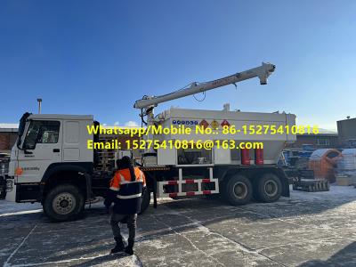 중국 에르데네트 타반톨고이 HOWO 15/20/25T BCLH-15 현장 혼합 곡성 암모니아 폭발물 ANFO 트럭 에뮬션 이동 폭발물 제조 부대 몽골 광산 텔세지니 MEMU MMU BCLH/BCZH/BCRH 판매용