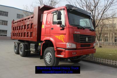 중국 시노트룩 HOWO 30-50 톤 6x4 8x4 덤프 트럭 사용 된 새 10-12 바퀴 판매용