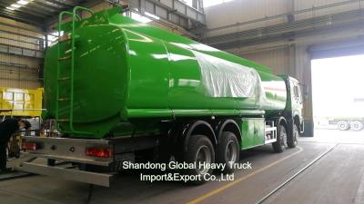 China Sinotruk HOWO 8*4  Fuel Tank Truck 12 Wheels Oil Tanker 30000L Dispenser Truck for sale