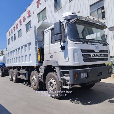 China Shacman 30m3 Largo Box 8X4 12 Wheeler Heavy Duty Dump Truck 400HP Diesel Engine New Condition Tipper Truck for sale