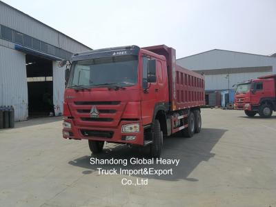 中国 中古 HOWO レッド カラー 380hp/400hp ダンプ トラック ストック 販売のため
