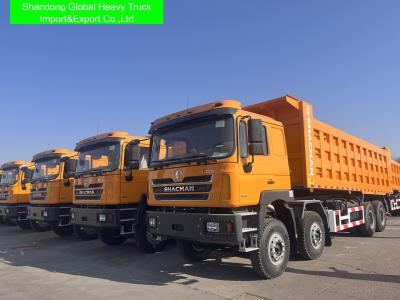 China Shacman F3000 10 Wheeler 380HP Kipper Vrachtwagen 30cbm 30ton 6X4 Gebruikte Dumper Te koop