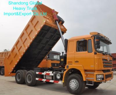 China Shacman F3000 6X4 Kipper met 400L brandstoftank, Weichai 380PK motor en handgeschakelde versnellingsbak met 9/12 versnellingen Te koop