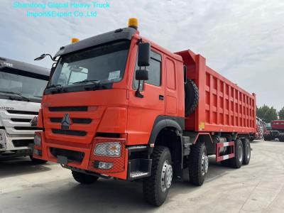 China HOWO-7 8x4 Zware Dump Truck met 12.00R20 Banden, 400L Brandstoftank en 8600×2300×1500 mm Laadbak Te koop