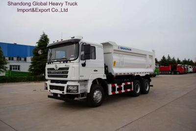 China Shacman F3000 Heavy Duty Dump Truck met FAST 12-versnellingen handgeschakelde versnellingsbak MAN 16T Achsaxels en 400L aluminium legering tank Te koop