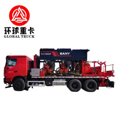 China Diesel Power Fracturing Truck with High-Pressure Pumping and Off-Road Capability for Oilfield Well Stimulation for sale