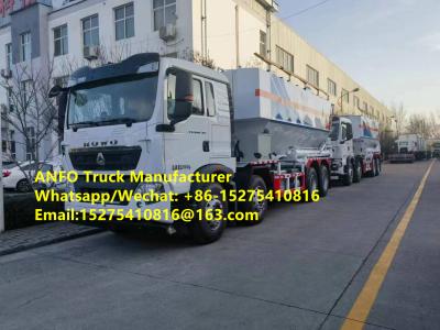 China Эрдэнэт Тавантолгой 15T on-site mixing and charging machine ANFO explosive truck Emulsion Blasting mobile explosive Manufacturing Unit Монголын нүүрсний төмрийн уурхайн тэсэлгээний үйлчилгээ MMU for sale
