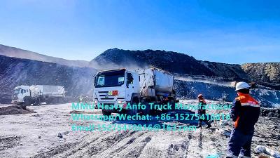 China Low Price mixing and charging multi-functional heavy ammonium oil explosives Truck 15/20/25Ton Heavy Emulsion ANFO Truck Russia/Kazakhstan/Uzbekistan/Indonesia/Guinea Mining Blasting Service for sale