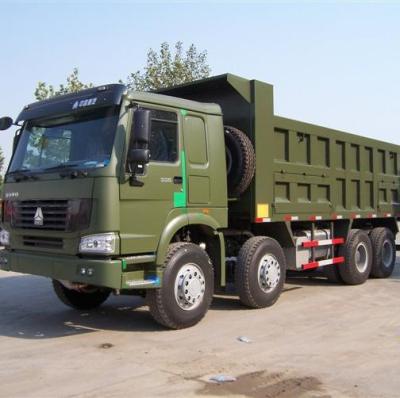China De euro 2 Wielen van Howo 8x4 12 schuren Kipper de Vrachtwagen van de Vrachtwagen/40 Ton Stortplaats Te koop