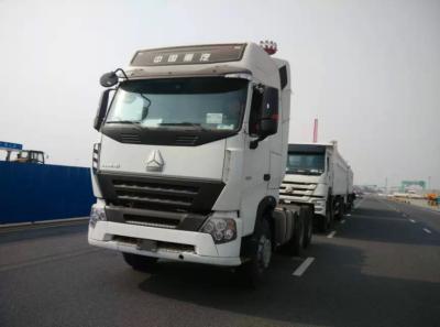 중국 WD615.47 엔진 유로 2를 가진 안락한 오두막 Howo A7 트랙터-트레일러 트럭 판매용