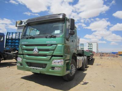 중국 단 하나 슬리퍼 녹색을 조타하는 10의 짐수레꾼 트랙터-트레일러 트럭 ZF8118 판매용