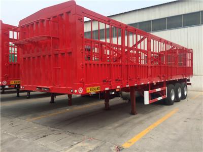 Cina Q345 3 rimorchio dei semi di Ton High Wall Fence Truck degli assi 60 in vendita