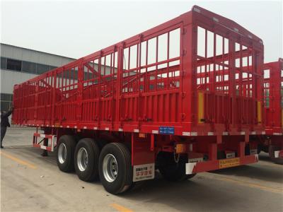 Cina Q345 3 rimorchio dei semi di Ton High Wall Fence Truck degli assi 60 in vendita