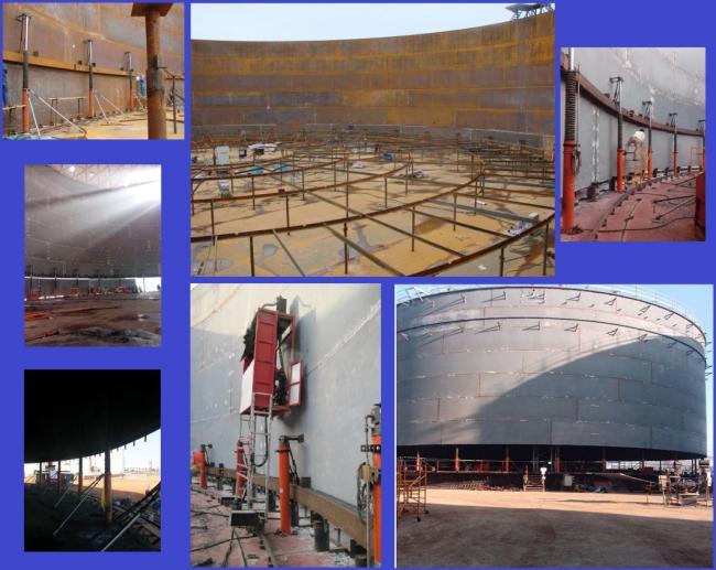 Hydraulic Jacking System for Tank Construction with Advanced System