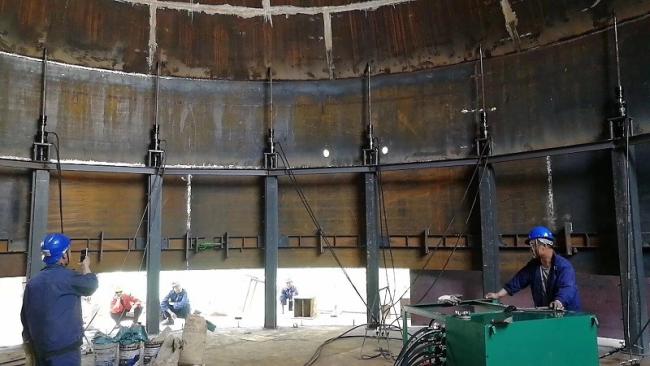 Chuck Type Simple Hydraulic Jacking System Stock Available for Tank Construction