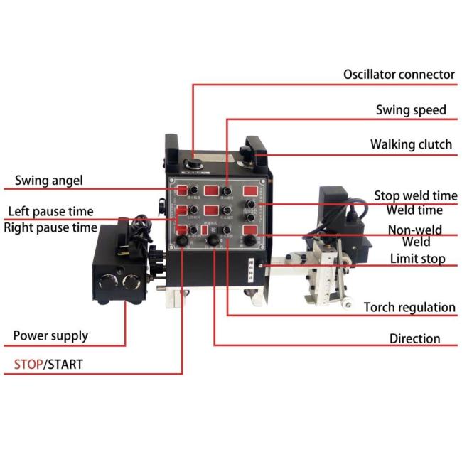Simple Tank Arc Welder with Flexible and Straighten Track for Tank Construction