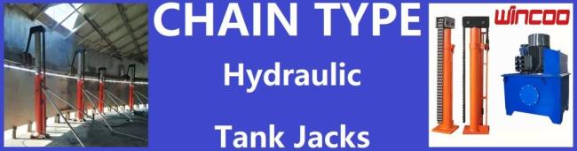 Simple Chain Type Hydraulic Jacks Stock Available for Tank Construction Machinery