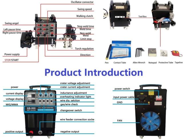 Wincoo MIG Portable Welding Machine Tank Welding Machine Welding Tractor