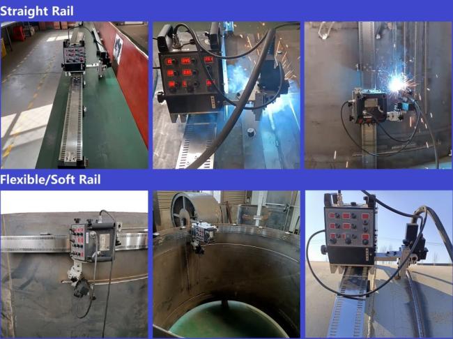 Straight Rails and Flexible Rail Orbital Welding Portable Welding Machine Tank Welding Machine