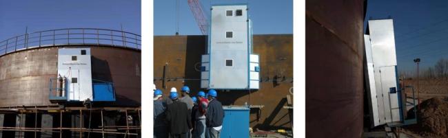 PLC Control Vertical-up Egw Welding Machine for Tank Construction Machinery