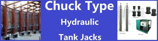 Simple Chuck Type Tank Jacking System with Hydraulic Cylinder for Thailand Tank Construction Project
