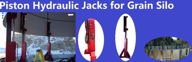 Simple Hydraulic Grain Silo Lifting Jacking System for Enamel Storage Tank