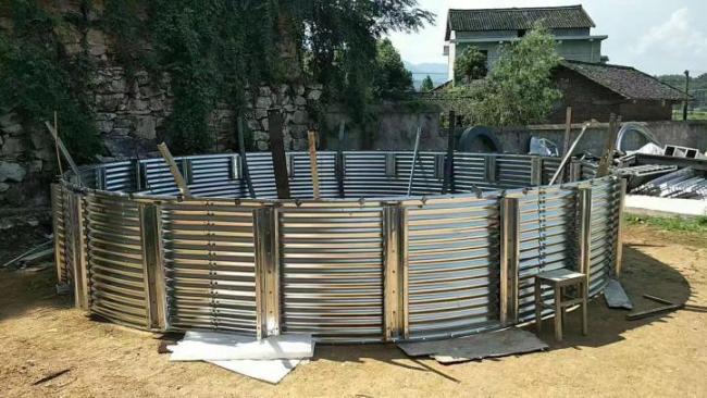 Simple Hydraulic Grain Silo Lifting Jacking System for Enamel Storage Tank