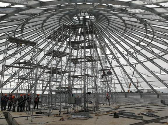 Simple Hydraulic Grain Silo Lifting Jacking System for Enamel Storage Tank