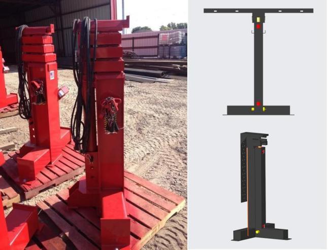 Simple Piston Type Hydraulic Jacking System for Grain Silo and Enamel Storage Tank