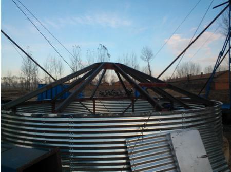 Simple Hydraulic Grain Silo Lifting Machine