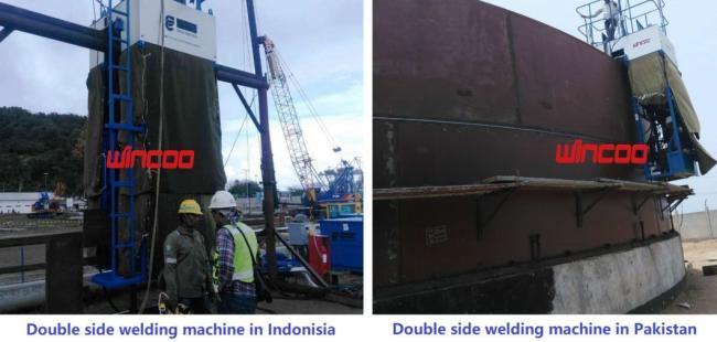 Ot Sale Tank Vertical Seam Welding Machine for The Malaysia Tank Construction