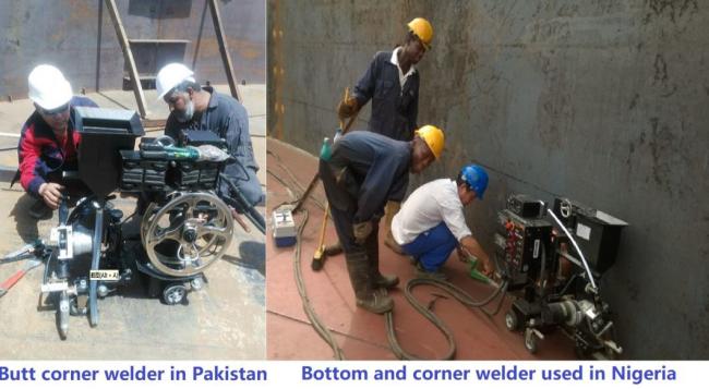 Tank Fillet Welding Machine for Bottom Plate/Corners/Sides