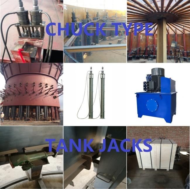 High Quality Hydraulic Tank Lifting Hydraulic Jacks in Stock for Vietnam Tank Construction Project