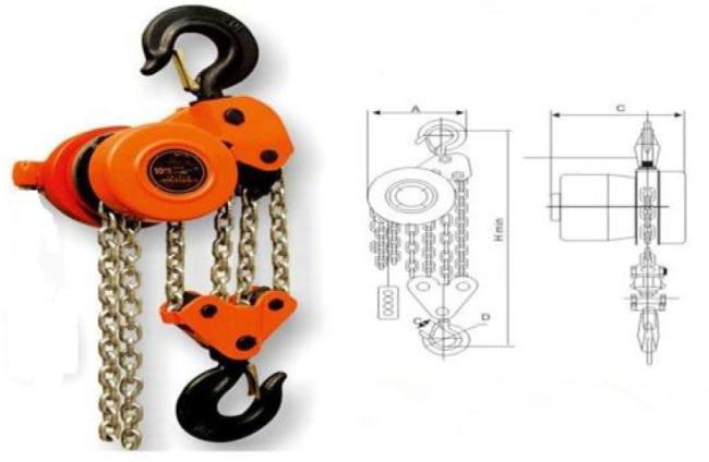 Simple Electric Hoist for Tank Lifting Construction