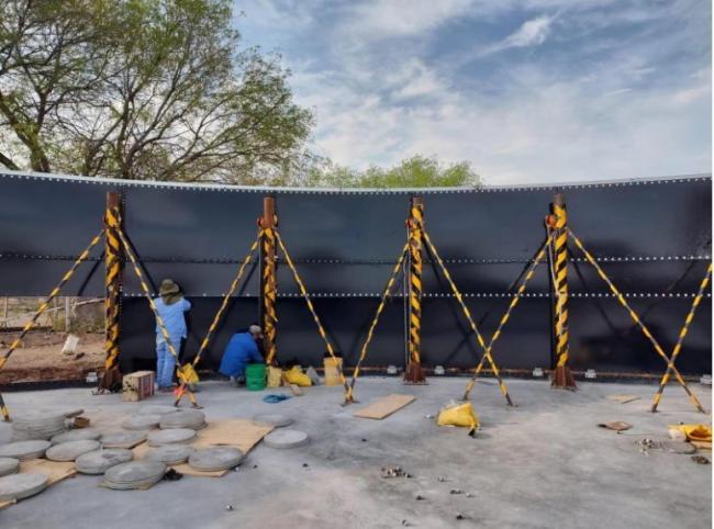 Electric Hoist for Light Oil Tank Lifting Construction