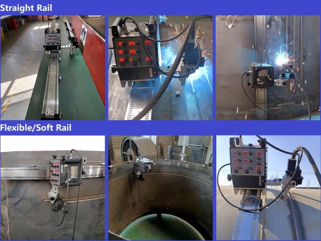 Welding machine application in tank fabrication