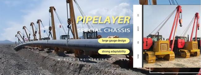 WINCOO Pipeline Laying Machine in operation