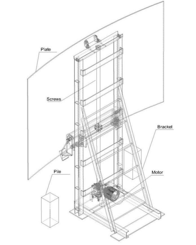 Glass-Lined Vessel Lifting System in operation