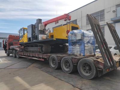 China 13000KG Weight High Efficiency Crawler Sandblasting Tractor On Crawler Transporter for sale