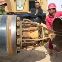 China Effortless and User-Friendly Automatic Fitting-up Machine for Pipeline Construction for sale